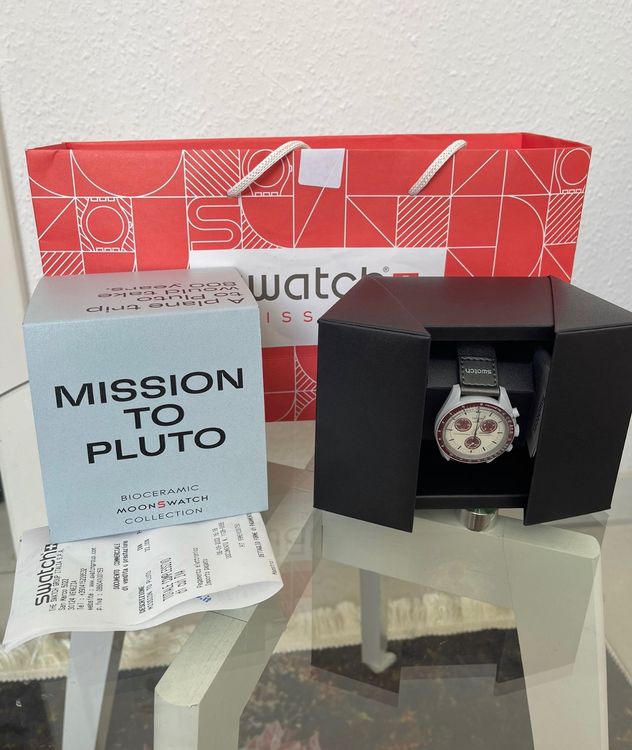 Swatch ( Omega) Moonswatch Mission to Pluto NEU | Kaufen auf Ricardo
