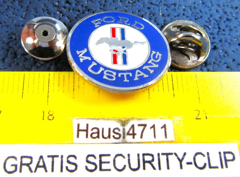 FORD MUSTANG AUTO LOGO PIN 22mm ENAMEL (Gebraucht) in Ettingen für CHF ...