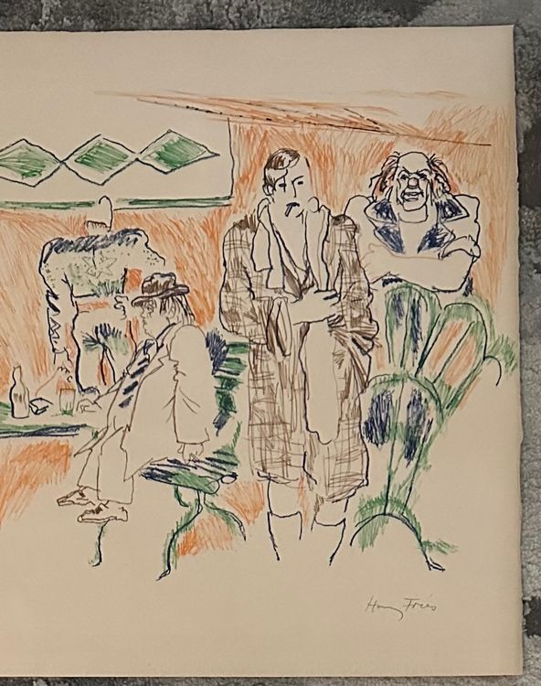 Hanny Fries Litho Handsig | Kaufen auf Ricardo