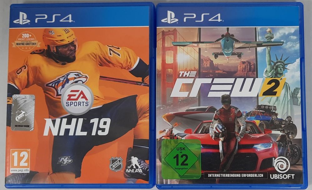 PS4 2x Spiel ( NHL 19 + THE CREW 2 ) (Neu (gemäss Beschreibung)) in ...