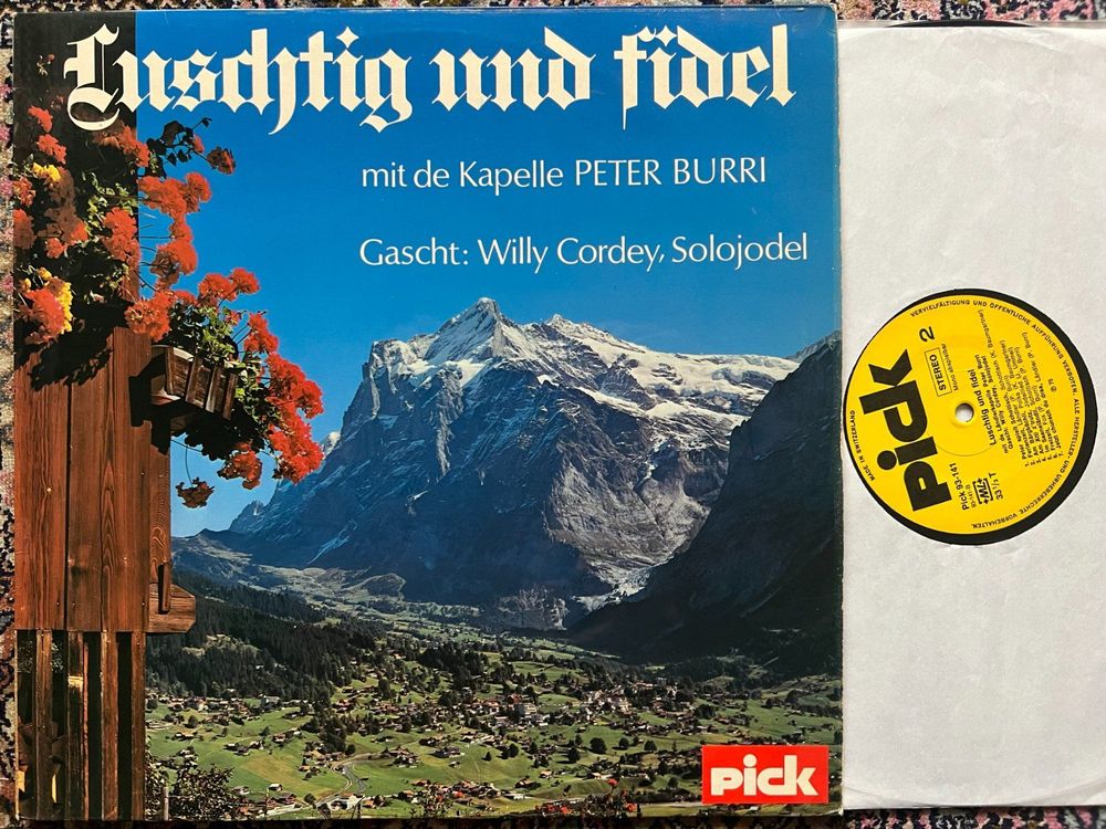 Kapelle Peter Burri Luschtig Und Fidel Willy Cordey (Gebraucht) in Unterseen für CHF 9.9 – mit ...