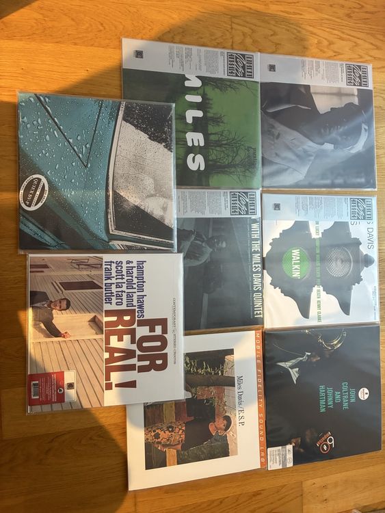 8x AUDIOPHILE LPs JAZZ MFSL OJC MILES DAVIS ETC. NEU (Gebraucht) in ...