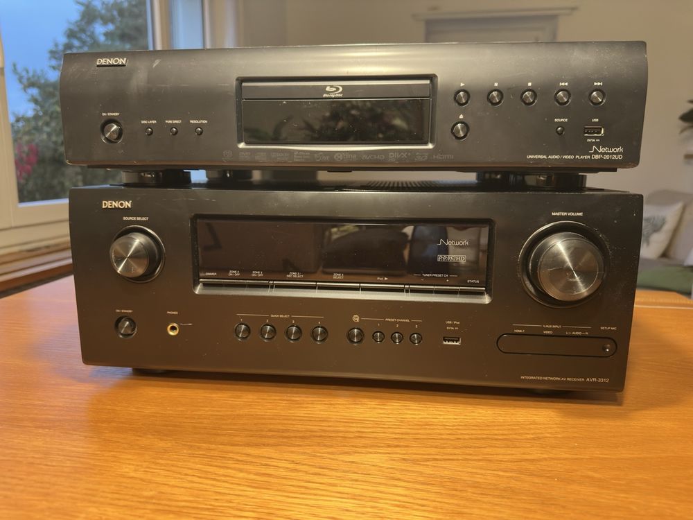 Denon AVR-3312 Verstärker und DBP-2012UD Blu-ray Player (Gebraucht) in ...