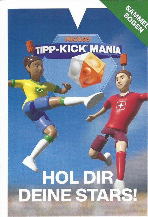 eine Sammelkarte Tipp-Kick-Mania der Migros | Kaufen auf Ricardo