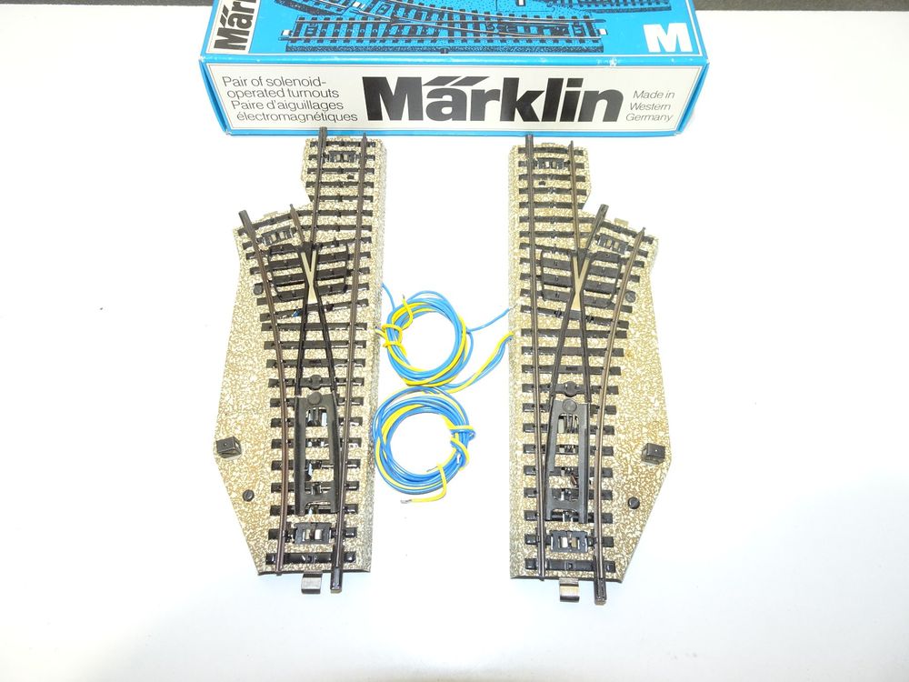 2 Märklin M-Gleis Schienen Weichen 5138 / 5139 HO 5137 (Gebraucht) in Luzern für CHF 33.9 – mit ...