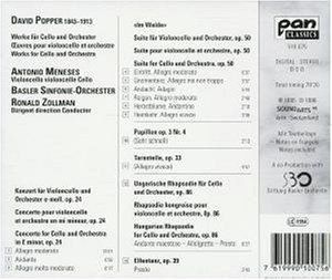Antonio Meneses - cello, Ronald Zollman - dir - David Popper (D ...