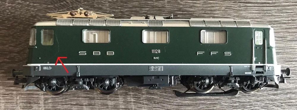 Roco 69840 Re 4/4 11128 AC (Gebraucht) in Troistorrents für CHF 152 ...