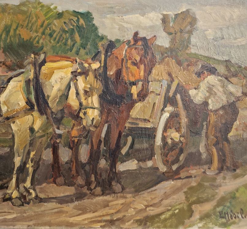 Huile sur Pavatex de Ernst Hodel (Gebraucht) in Renens VD für CHF 910 – nur Abholung auf Ricardo ...