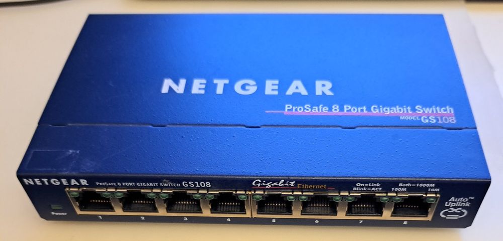 Netzwerk Switch Netgear Gigabit 8 Port Switch_3 (Gebraucht) in ...