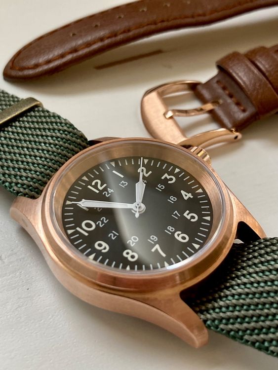 Bronze Field watch 36mm Automatic | Kaufen auf Ricardo