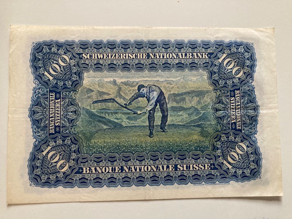 Schweizer Bank Note Fr. 100.- alt | Kaufen auf Ricardo