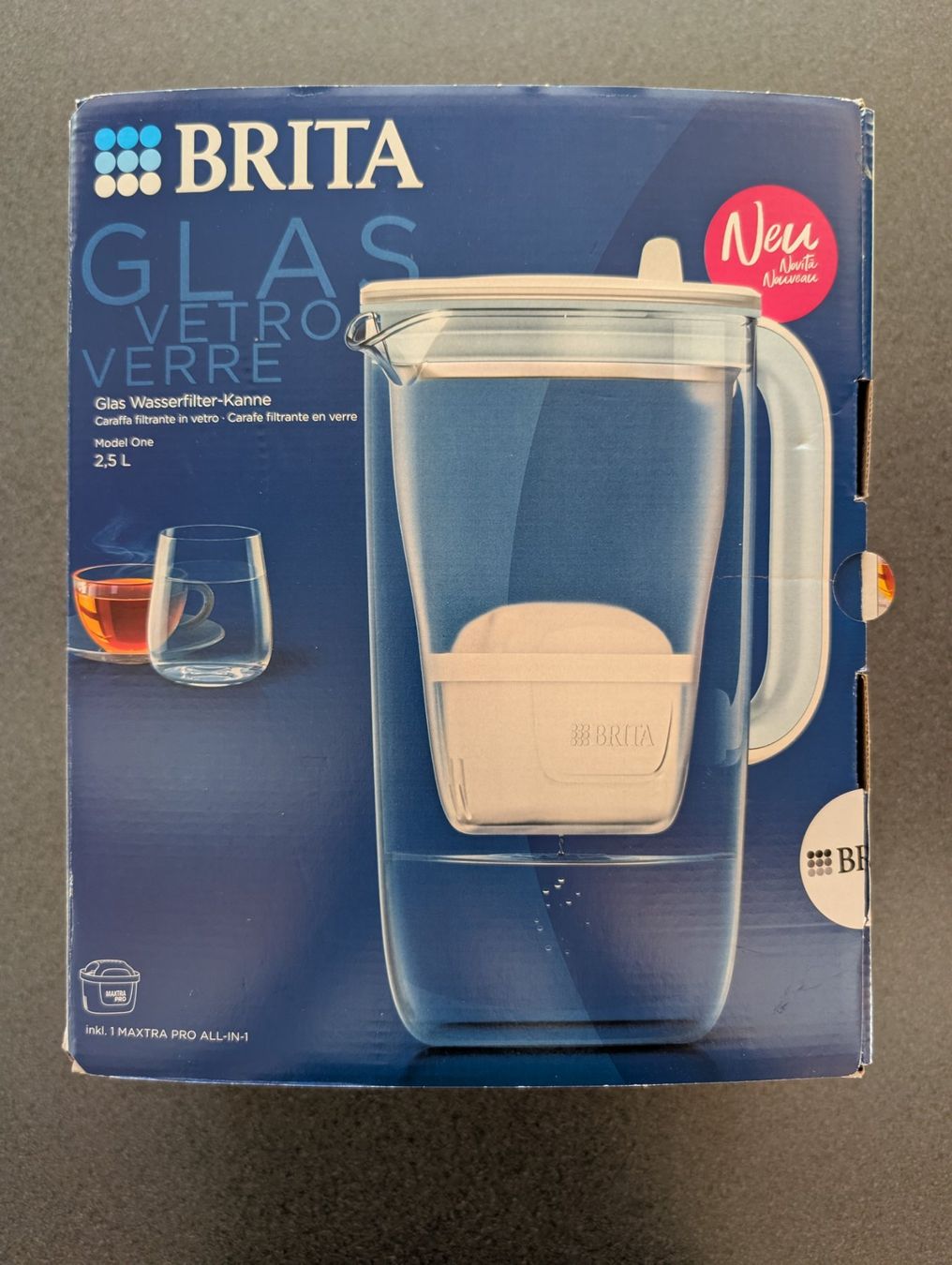 Brita 2.5l Glas Wasserfilter, neu (Neu und originalverpackt) in ...