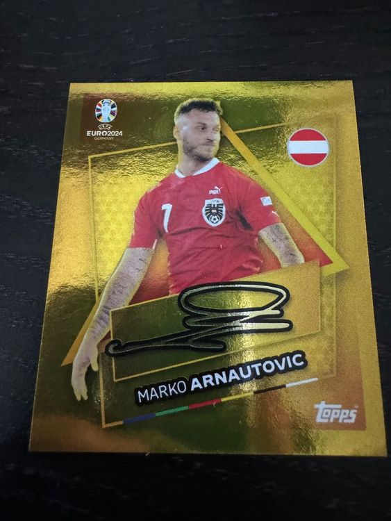 Topps Euro 2024 Arnautovic AUT SP Gold | Kaufen auf Ricardo