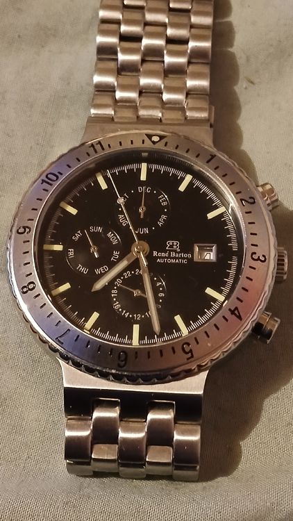 René Burton Chronograph, automatic, Herrenuhr, läuft (Gebraucht) in ...