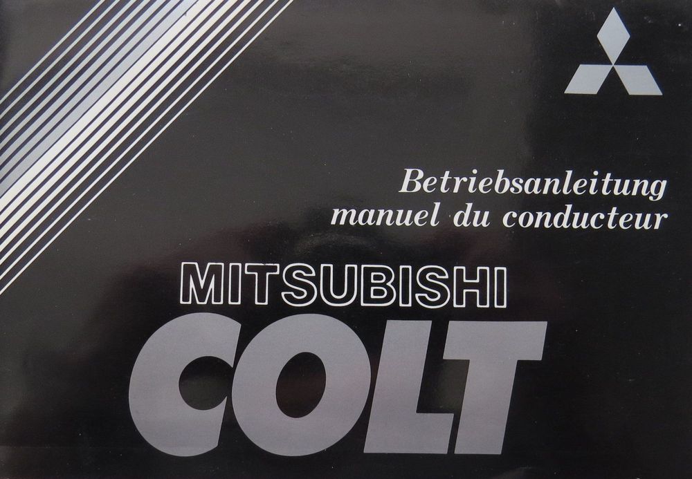 Mitsubishi Colt Betriebsanleitung | Kaufen auf Ricardo