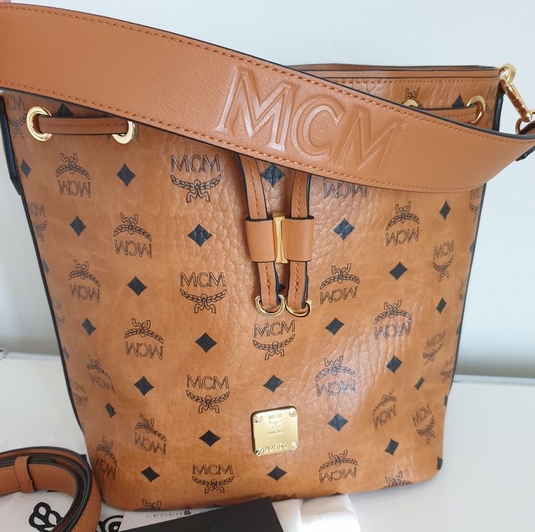 Original MCM Tasche Aren Small Visetos Cognac neu ab Fr. 1.- (Neu und ...