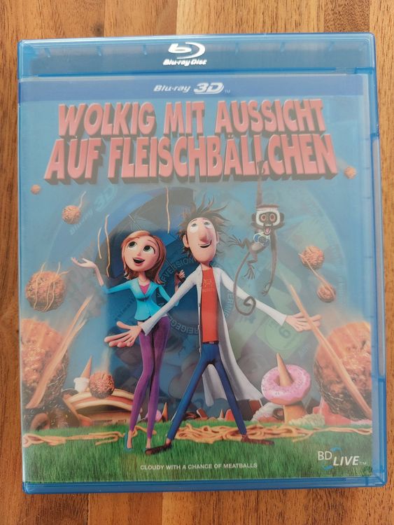 Blu Ray 3D & 2D - Wolkig mit Aussicht auf Fleischbällchen | Kaufen auf ...