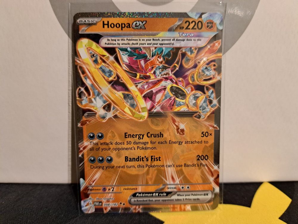 HOOPA EX TERA PARADOX RIFT POKEMON KARTE 098/182 | Kaufen auf Ricardo