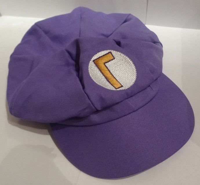 Waluigi Hut Cap Super Mario World Nintendo Switch GameBoy (Neuf avec ...