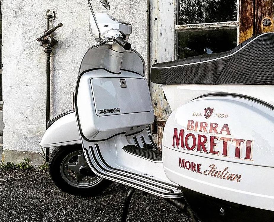 Vespa PX 125 im einzigartigen Birra Moretti Design (Gebraucht) in ...