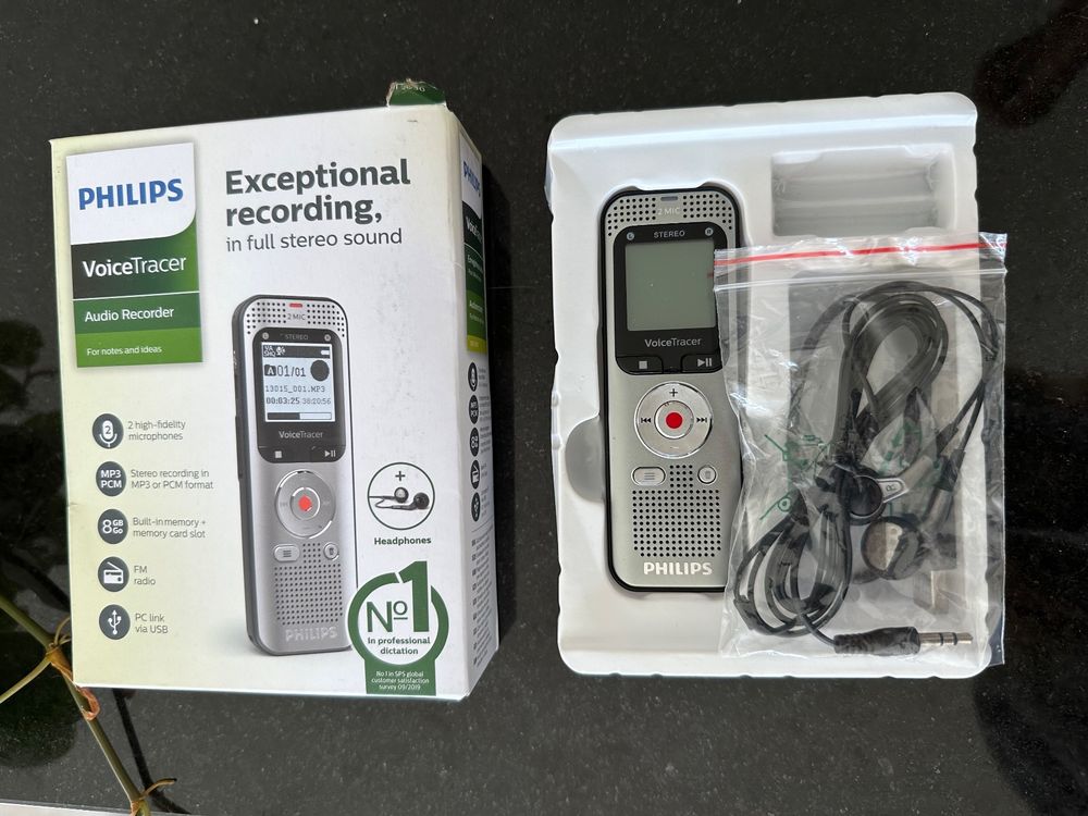 Recorder Voice Tracker Diktiergerät Philips DVT 2050 (Gebraucht) in Russikon für CHF 35 – mit ...