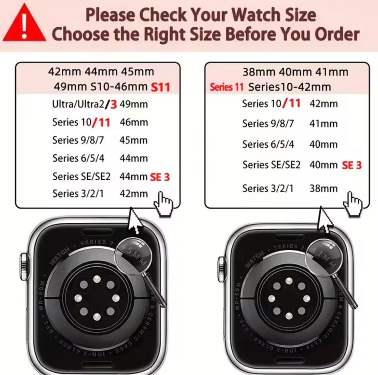 Apple Watch Armband schwarz, Grösse M/L - Neu (Neu und originalverpackt ...