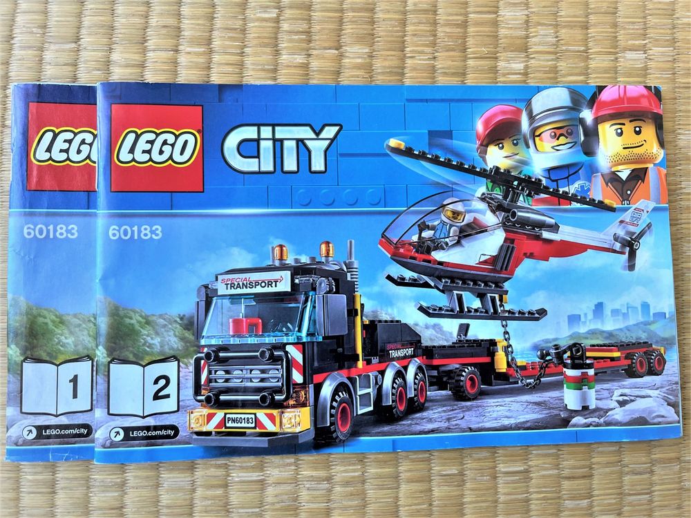 LEGO City # 60183 HELIKOPTER Transport mit Truck (Neu (gemäss ...