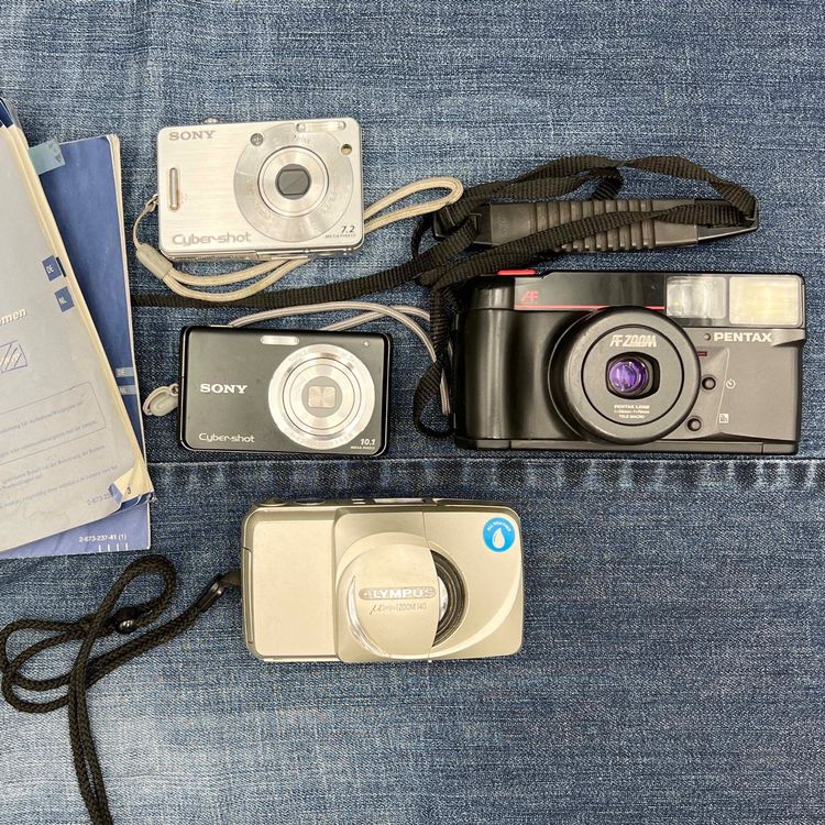 4 Fotoapparate – 2 x analog und 2 x digital – DEFEKT (Defekt) in ...