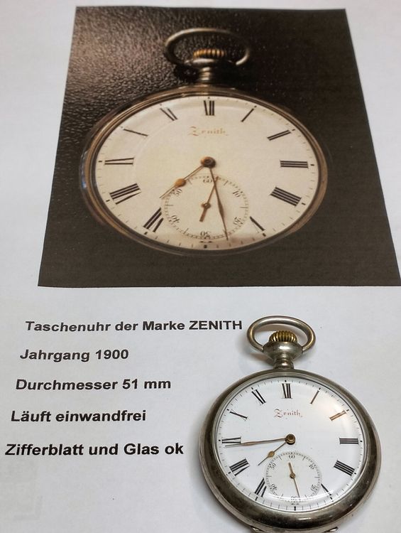 TASCHENUHR ZENITH | Kaufen auf Ricardo