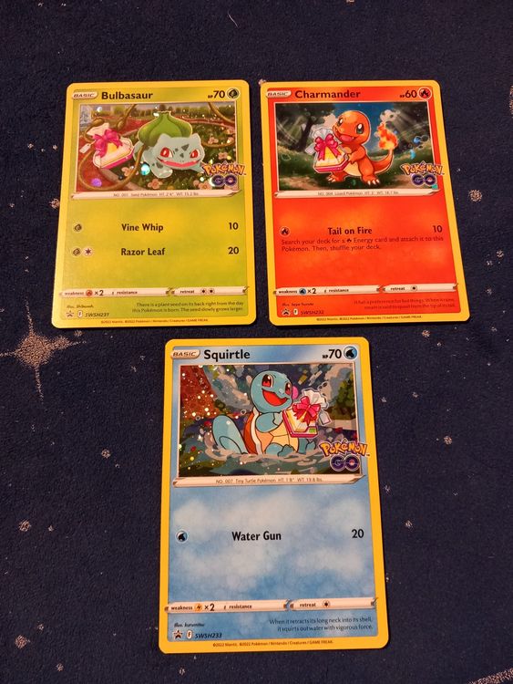 HOLO Starter Set Bulbasaur/Charmander/Squirtle Gift themed | Kaufen auf ...