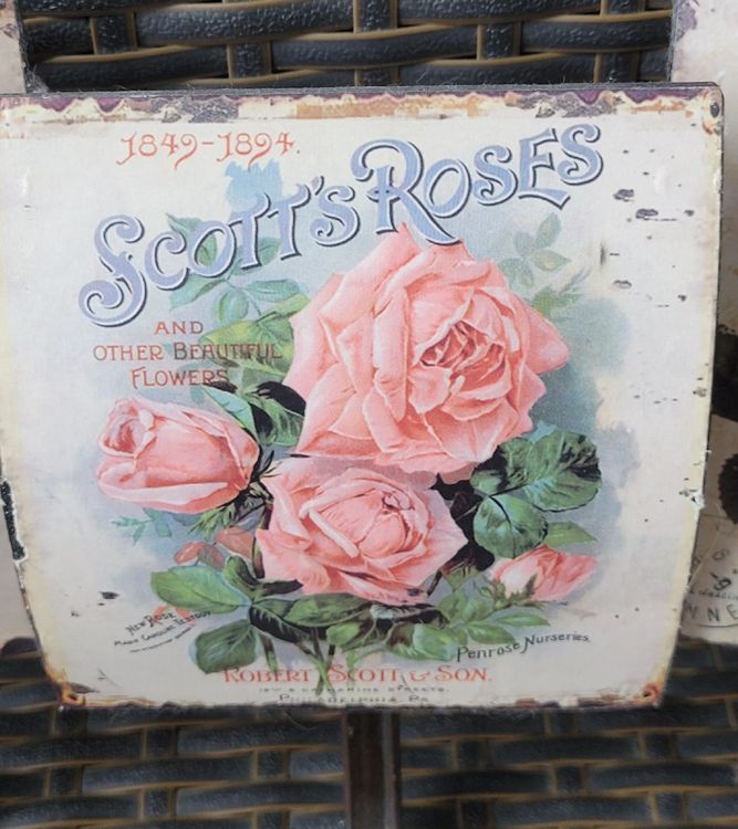 Wunderschöne Garderobe "Roses" Metall Shabby Chic (Gebraucht) in ...