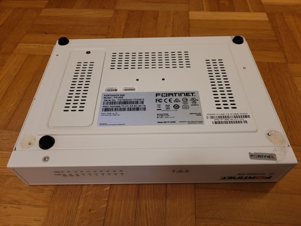 FortiGate-60E Firewall (Gebraucht) in Richterswil für CHF 145 – mit ...