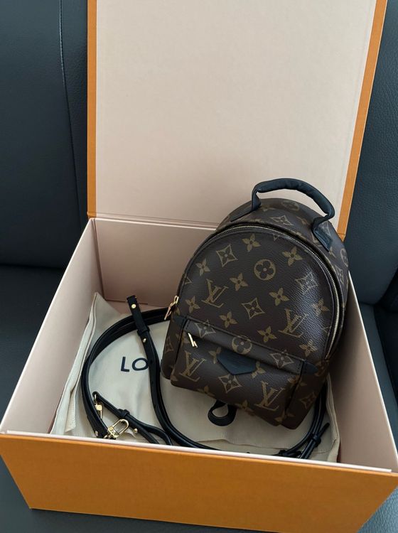 💋 Louis Vuitton Rucksack Palm Springs Mini MNG Canvas💋 (Neu (gemäss ...