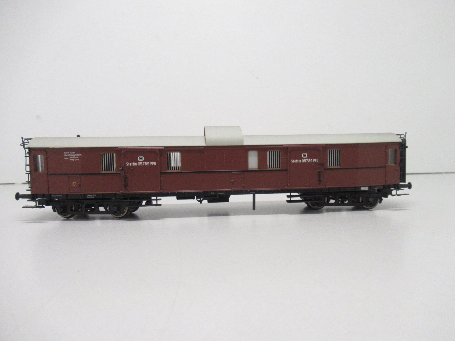 Brawa 45405 Gepäckwagen Bauart Pw4ü K.P.E.V. Preussen DC H0 (Gebraucht ...