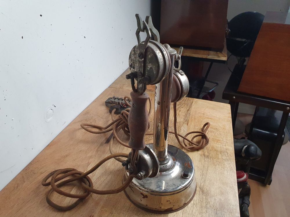 Telefon Antik - Picart Lebas Paris candlestick - um 1900 | Kaufen auf ...