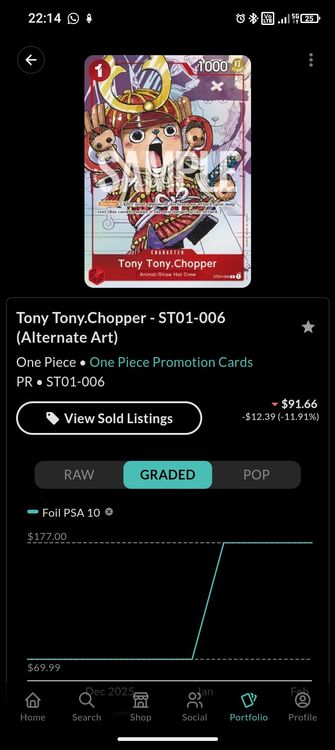 One Piece | Tony Tony.Chopper - ST01-006 (Alternate Art) (Neu (gemäss ...