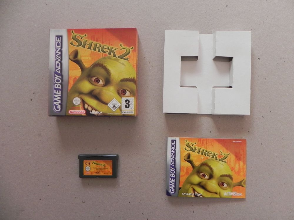 Nintendo Game Boy Advance GBA Comic Spiel Shrek 2 (Gebraucht) in ...