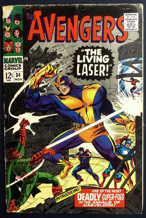 AVENGERS #34 KEY ISSUE 1ST LIVING LASER MARVEL 1966 (Gebraucht) in Lugano für CHF 19.9 – mit ...