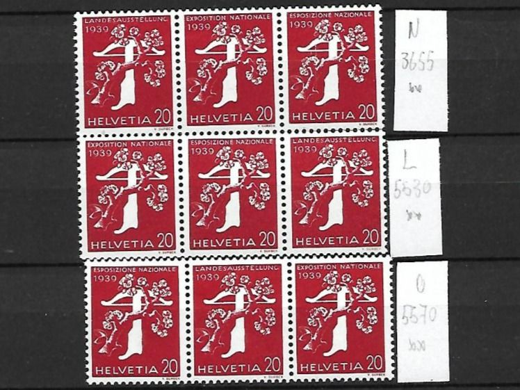 Landi 1939 ** Z27a -Z27c mit No Kat: CHF 144.- (Neu (gemäss Beschreibung)) in Basel für CHF 5 ...