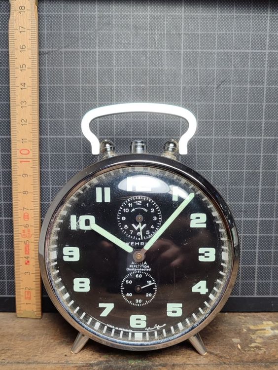 Wunderschöner alter Wecker Nr 11 WEHRLE Made in Germany (Gebraucht) in ...