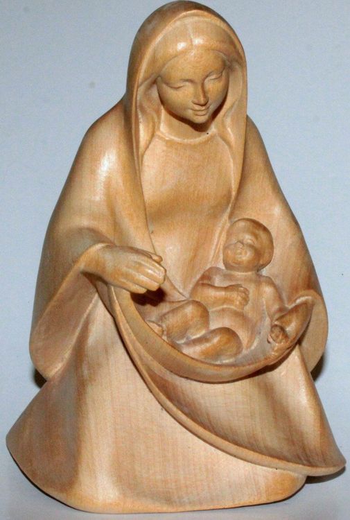 HOLZSCHNITZEREI MARIA + KIND 17 cm (Gebraucht) in für CHF 22 – mit ...