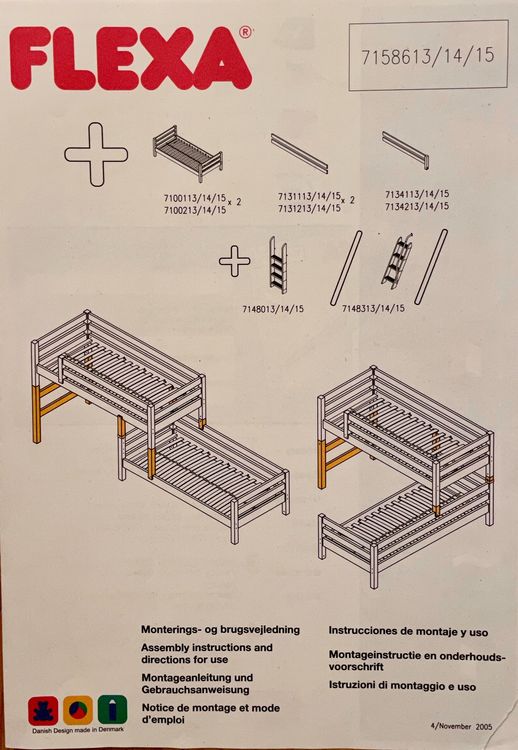 Flexa Etagenbett versetzt/übers Eck | Kaufen auf Ricardo