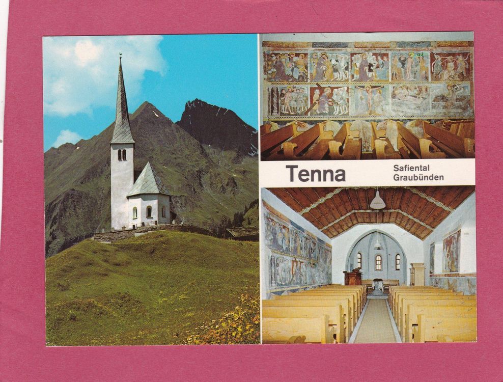 Kirche von Tenna 1985 | Kaufen auf Ricardo