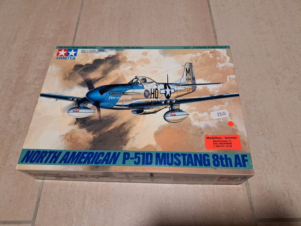 P-51D Mustang 1/48Tamiya | Kaufen auf Ricardo