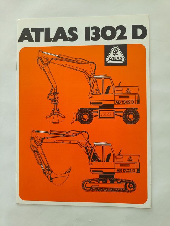 Atlas 1302D Hydraulikbagger Prospekt 1977 (Gebraucht) in Langendorf für ...