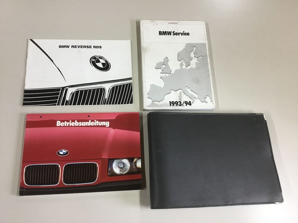 BMW Borddokumentenmappe komplett 3-Serie/1993-94 (Gebraucht) in Naters ...