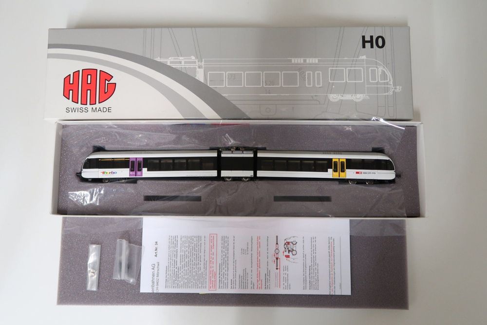 HAG Thurbo GTW 2/6 RABe 526 723-2, dig. (Gebraucht) in Dättwil AG für ...
