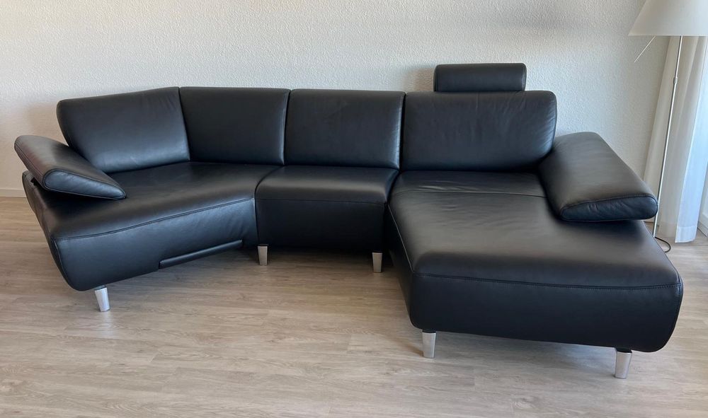 Polstergruppe Detroid Leder schwarz (Gebraucht) in Cham für CHF 150 ...