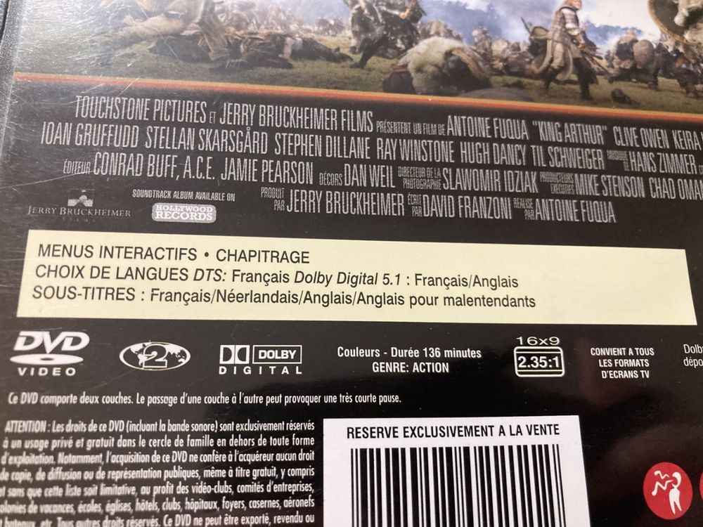 Le Roi Arthur (Director's cut) - Clive Owen, Keira Knightley (D ...