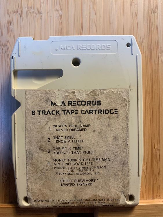 8 TRACK TAPE LYNYRD SKYNYRD (Gebraucht) in Lugaggia für CHF 25 – mit ...